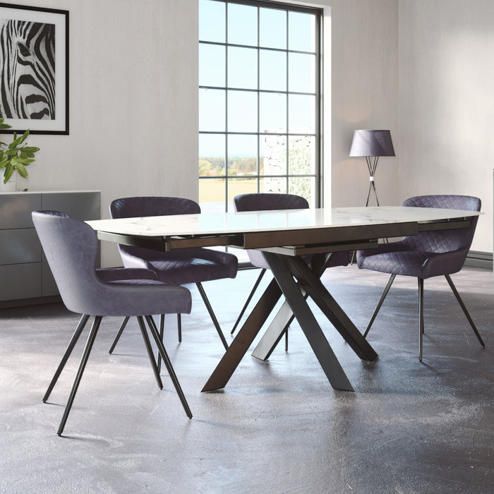Alpha Sintered Stone Motion Dining Table - 120cm – The Oak Outlet Co.