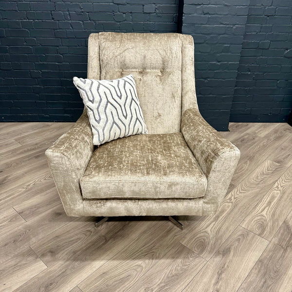 Salute Sofa - Swivel Chair - Aaron Mink (Showroom Clearance) | The Oak ...