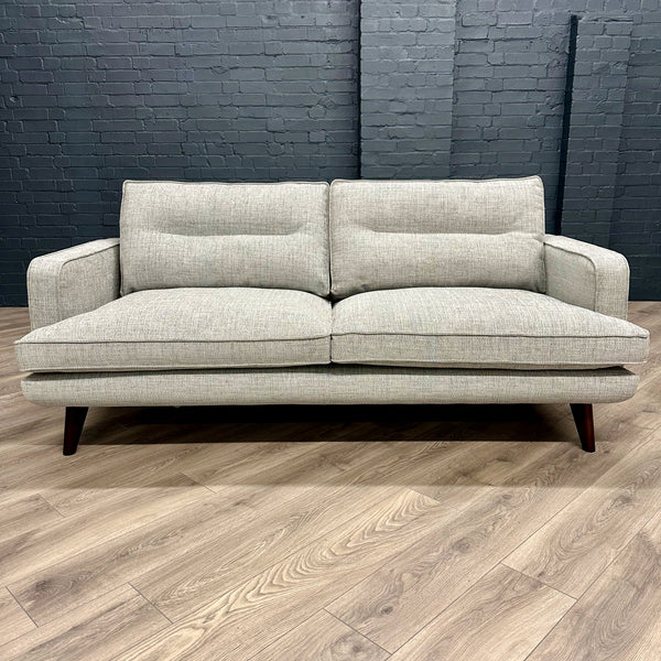 Travis 3 Seater Sofa - Warm Grey | The Oak Outlet Co.